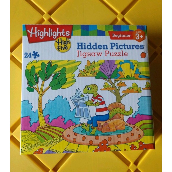 Highlights | Toys | Highlights Hidden Pictures Puzzles Lizard 24 Piece ...